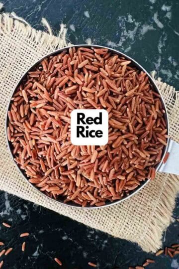 Perfectly Cooked Red Rice / Kerala Rice (Instant Pot) - Easy Indian ...