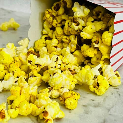 Masala Popcorn (Indian Spiced Popcorn) - Easy Indian Cookbook