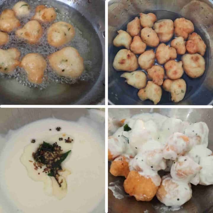Mosaru Vade / South Indian Dahi Vada - Easy Indian Cookbook