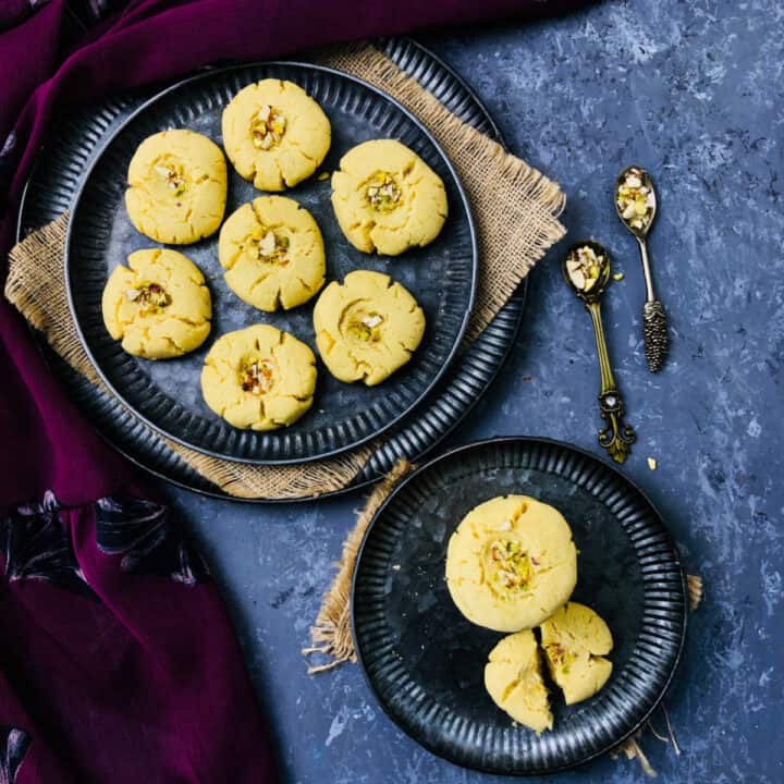 Nankhatai (Eggless Indian Cookies) - Easy Indian Cookbook