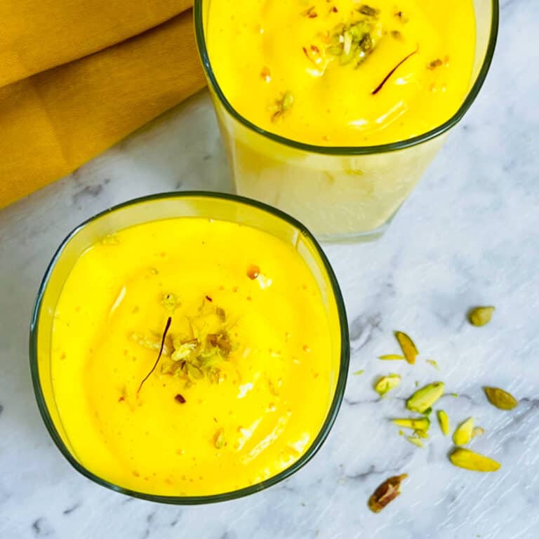 Salted Lassi Recipe (Namkeen Lassi) - Easy Indian Cookbook