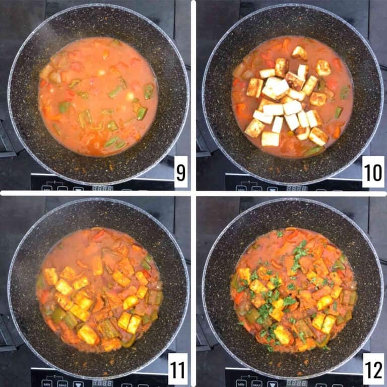 Paneer Sabzi / Quick Paneer Sabji (15 Minutes) - Easy Indian Cookbook