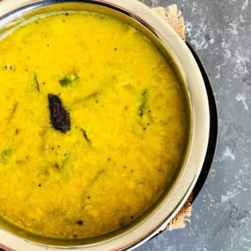 Mango Dal / South Indian Raw Green Mango Dal - Easy Indian Cookbook