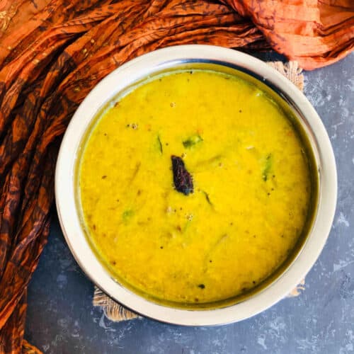 Mango Dal / South Indian Raw Green Mango Dal - Easy Indian Cookbook