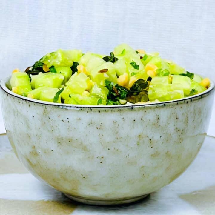 Cucumber Peanut Salad (Kakdi Chi Koshimbir) - Easy Indian Cookbook