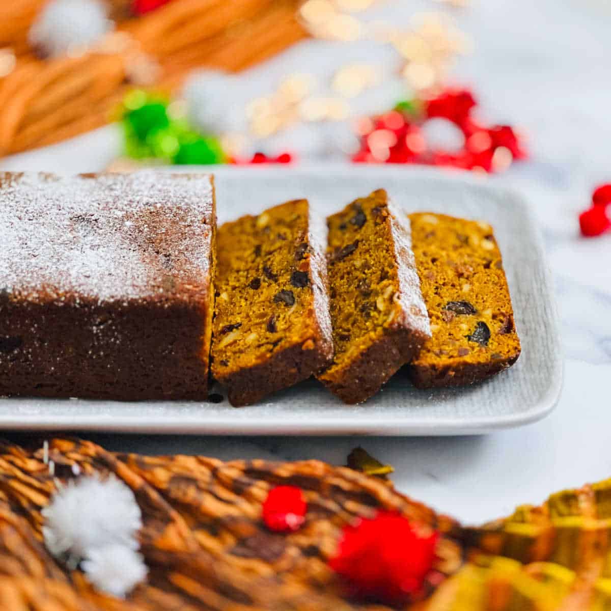 Rich Plum Cake / Indian Fruit Cake (No Alcohol, No Eggs) - Easy Indian ...