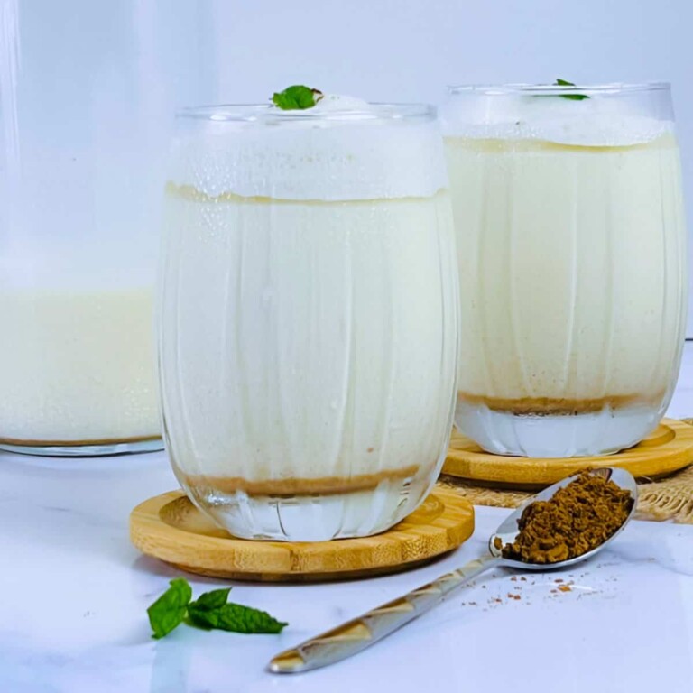 Salted Lassi Recipe (Namkeen Lassi) - Easy Indian Cookbook