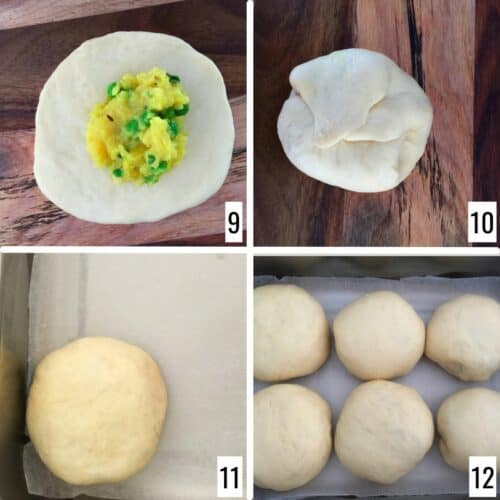 Bakery-Style Potato Buns (Palya Buns) - Easy Indian Cookbook