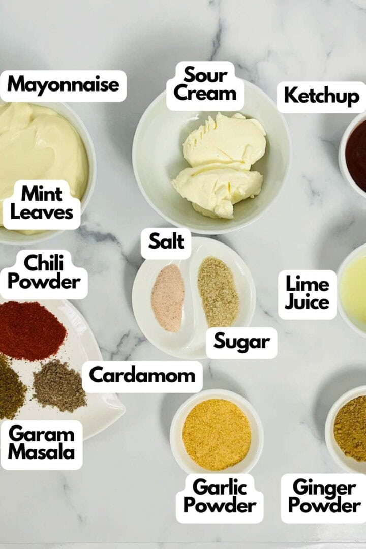 Tandoori Mayonaisse (Easy Tandoori Mayo) - Easy Indian Cookbook