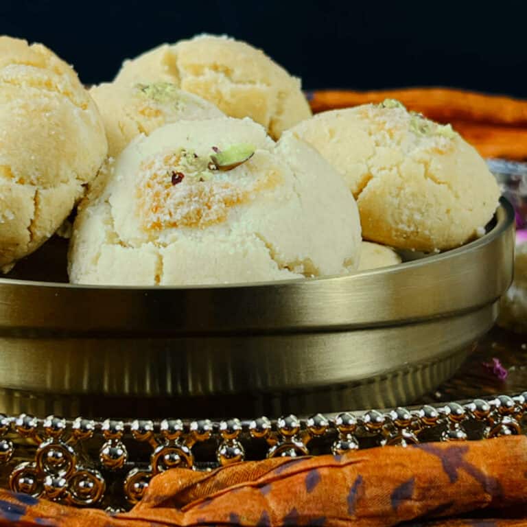Nankhatai Recipe (Eggless Indian Cookies) - Easy Indian Cookbook