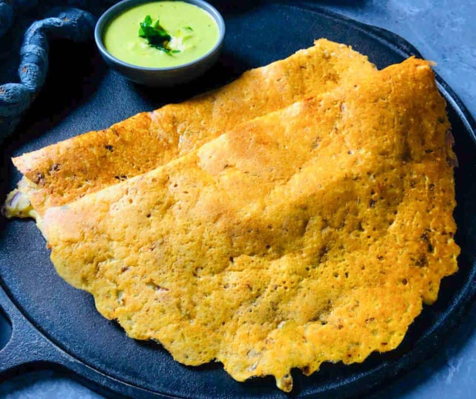 Adai Dosa Recipe (South Indian Lentil Dosa) - Easy Indian Cookbook