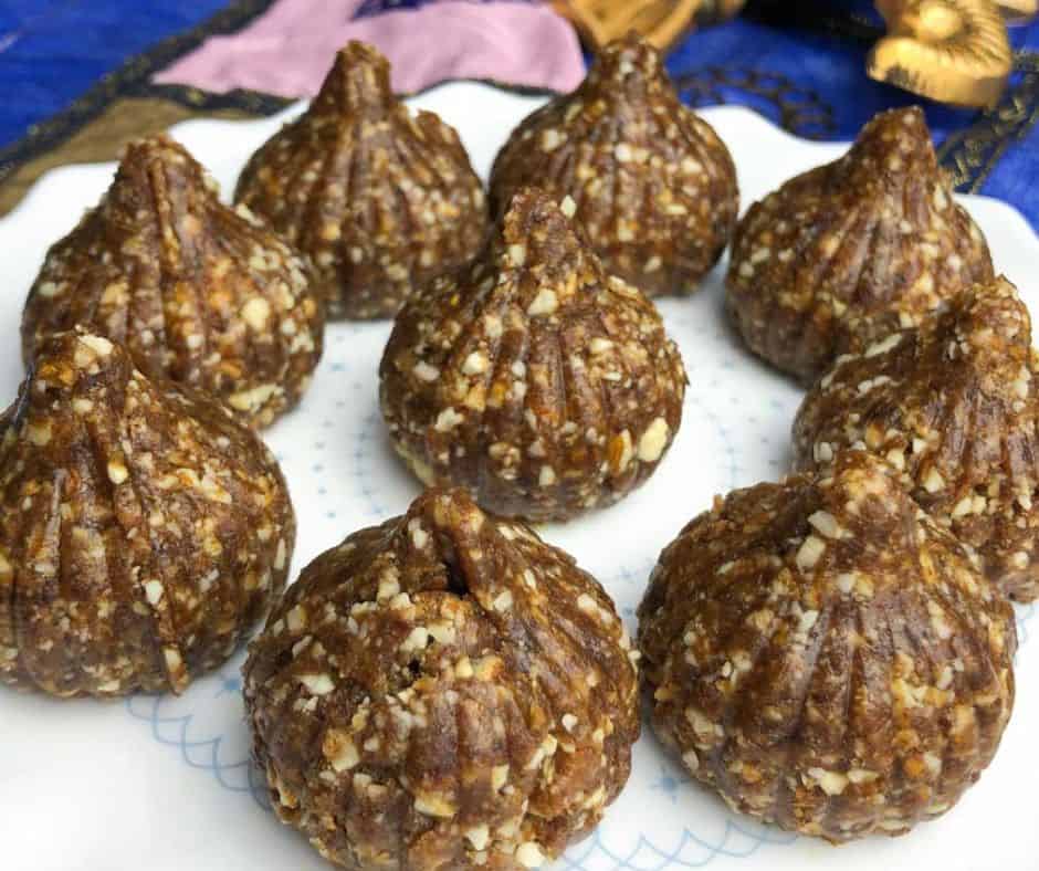 Dry Fruits Modak (No-cook recipe) - Easy Indian Cookbook
