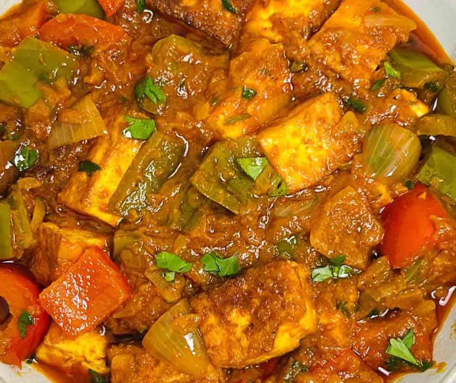 Paneer Sabzi / Quick Paneer Sabji (15 Minutes) - Easy Indian Cookbook